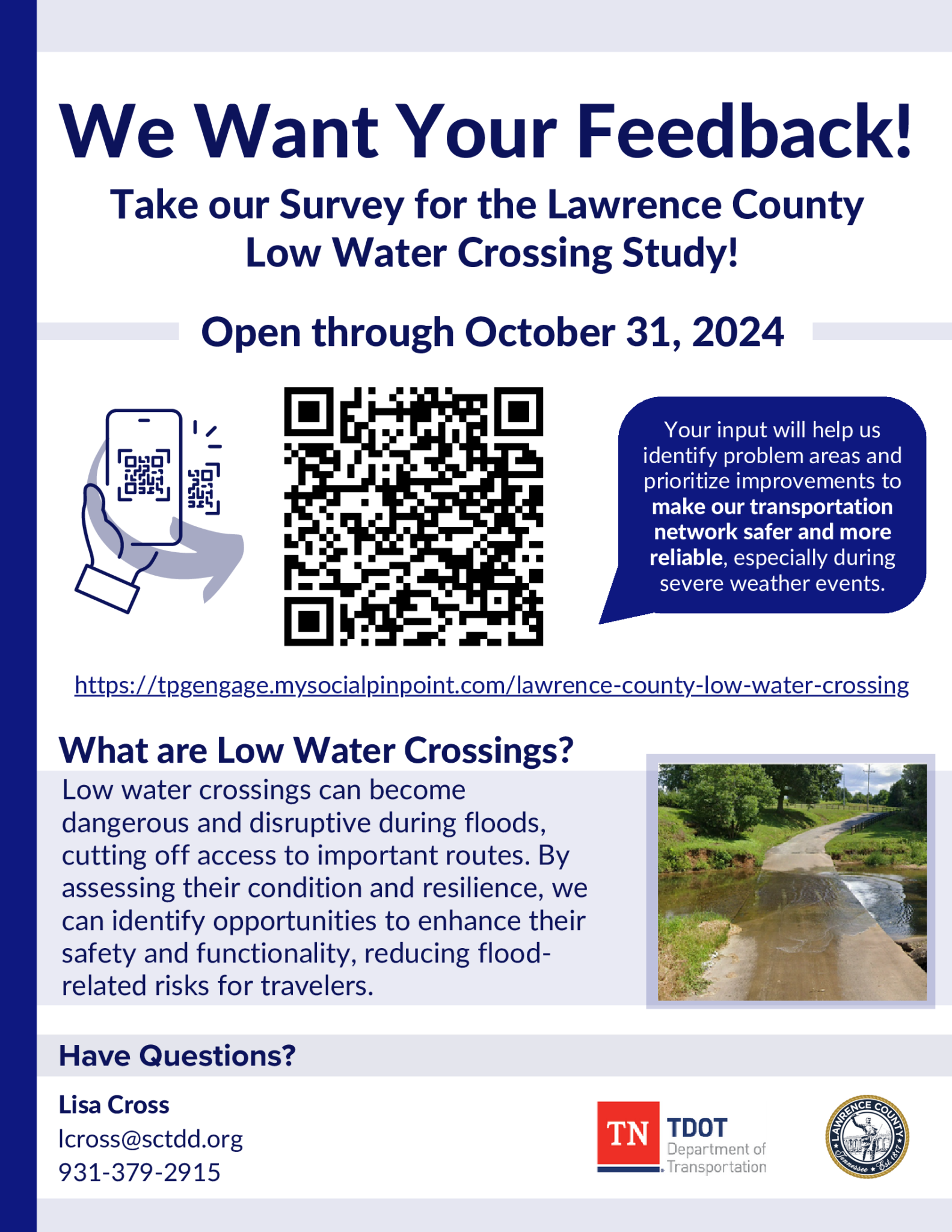 Help TDOT Strengthen Lawrence County’s Infrastructure – Lawrence County ...